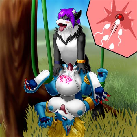 Rule 34 Ailaiweiyala Anthro Areola Big Breasts Blue Areola Blue Body