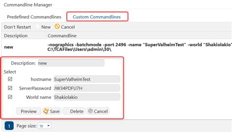 Valheim V Support And Custom Scripts Game Config Files Tcadmin The Game Hosting Control