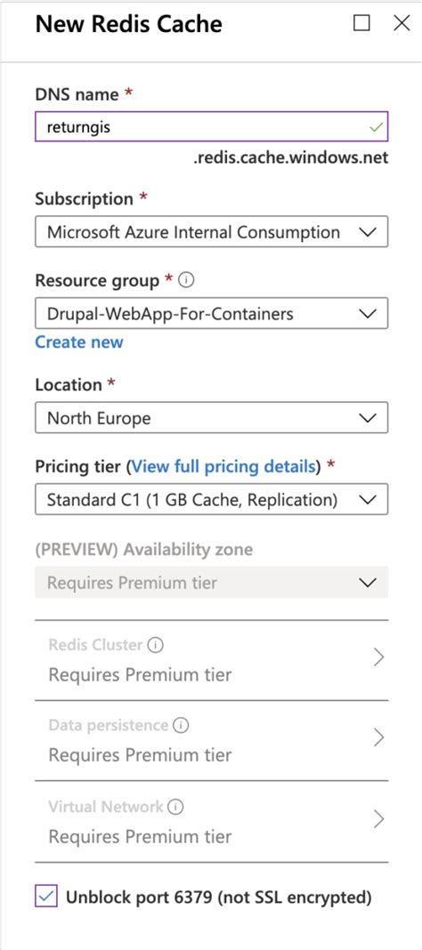 Integrar Drupal 8 Con Azure Cache For Redis Return GiS