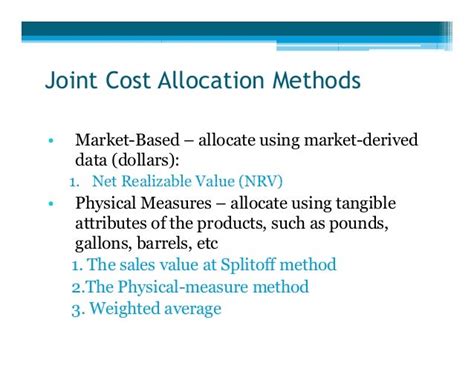 Cost Allocation Joint Cost Compatibility Mode