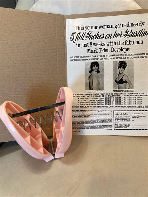 Vtg Mark Eden Bust Developer 1965 And Original Ad That Inspired Me To Buy