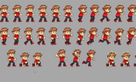 Make 2d Animation Sprite Sheet For Pixel Art Character Design For Your Game By Max Quest Fiverr
