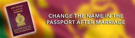 Change The Name In The Passport After Marriage