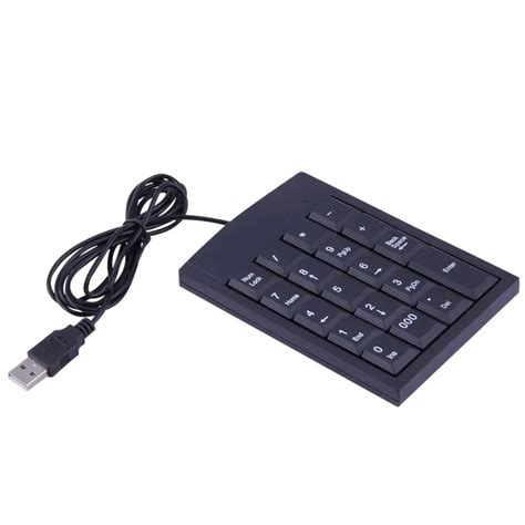 Mini USB Keyboard USB Wired Numeric Keyboard Keypad Adapter Keys For Laptop GK Discount