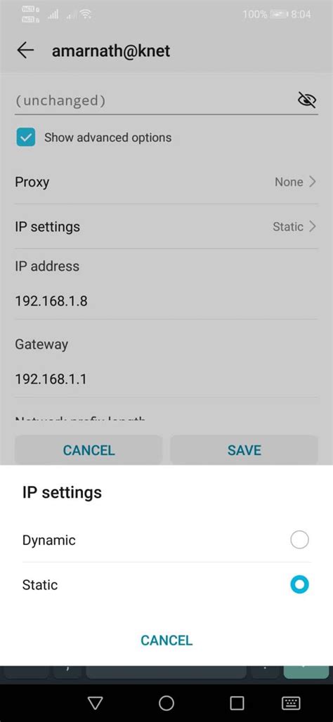 cómo solucionar el error no se pudo obtener la dirección ip en android