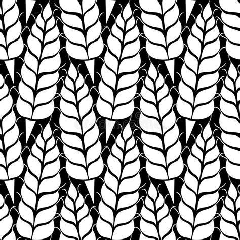 Vector Pattern With Grains And Wheat Stock Vector Illustration Of