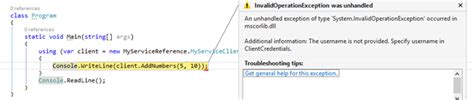 Securing A Wcf Service With Username And Password Sander Van Looveren