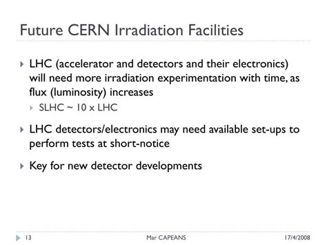 Ppt Irradiation Facilities At Cern For Rd 51 Powerpoint Presentation Id 3270644