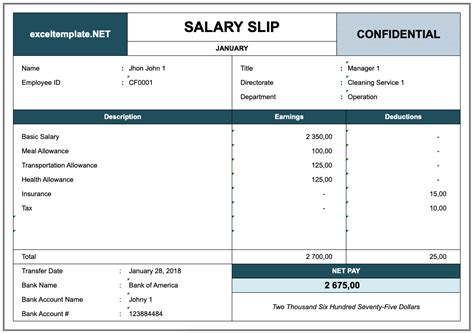 Paystub Excel Template Artofit