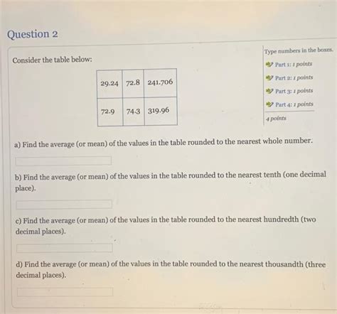 Solved Question 1 Consider The Following Data Set Consisting