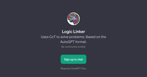 Logic Linker Versatile Problem Solving Taaft