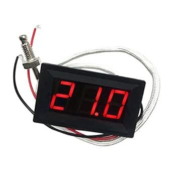Red LED Digital Temperature Meter Thermometer 30 To 800C Sensor Probe Amazon In Industrial