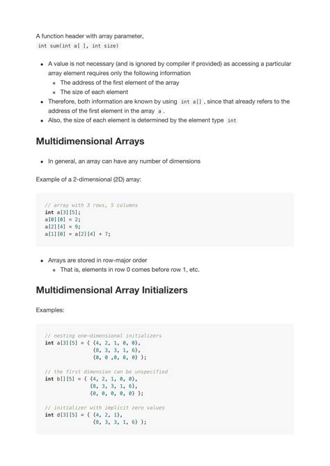 Cs1010 Complete Summary Notes Cs1010 Programming Methodology Nus