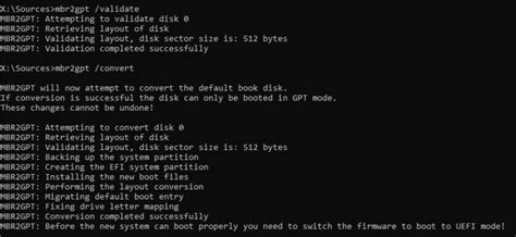 How To Resolve Mbr2gpts ‘cannot Find Os Partitions For Disk 0 Error