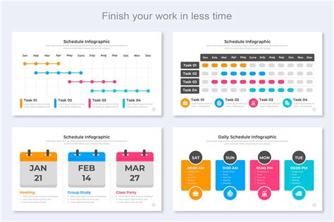 Schedule Infographic Ppt Design Template Presentation Template 111633