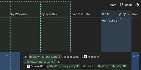 Column Highlighted For Supporting Columns In Formula Editor In Table