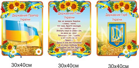 Стенд Символіка України з соняшниками D Grand D Grand