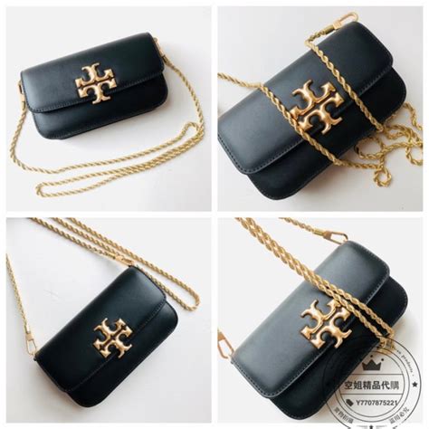 空姐精品代購 Tory Burch Tb 204 湯麗柏琦 Eleanor 單肩斜挎側背小包 翻蓋女包 鏈條女包 附購證 Yahoo奇摩拍賣