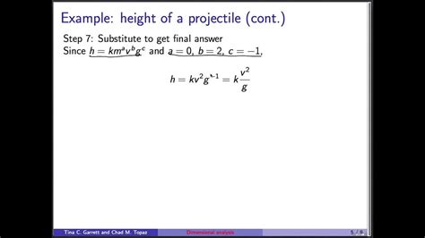 Dimensional Analysis Youtube