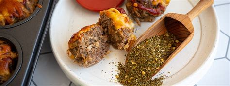 Cheesy Meatloaf Muffins Blenditarian