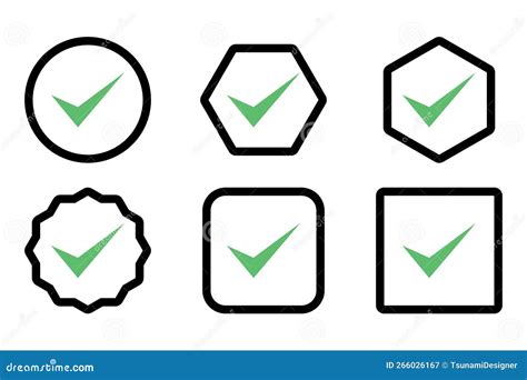 Check Marks Icon Set Tick Marks Accepted Approved Yes Correct Ok Right Choices Task