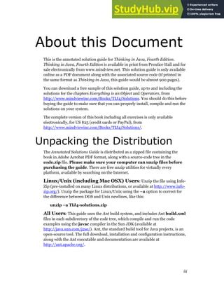 Annotated Solution Guide For Thinking In Java Fourth Edition Pdf