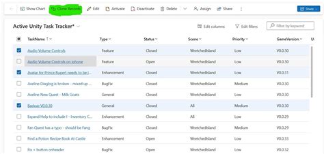 how to add a clone record button
