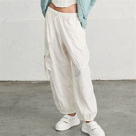 Urban Outfitters Pants And Jumpsuits Urban Outfitters White Parachute