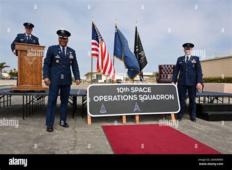 U S Space Force Col Matthew Holston Space Delta 8 Commander Left