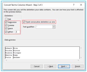 How To Use Text To Columns Option In Excel