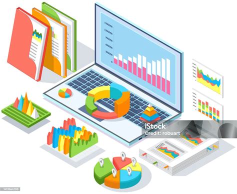 Analyze Statistical Indicators Business Data Work With Marketing