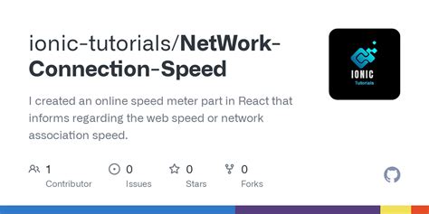 Github Ionic Tutorialsnetwork Connection Speed I Created An Online