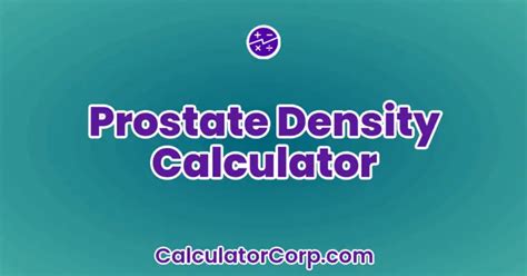 Prostate Density Calculator