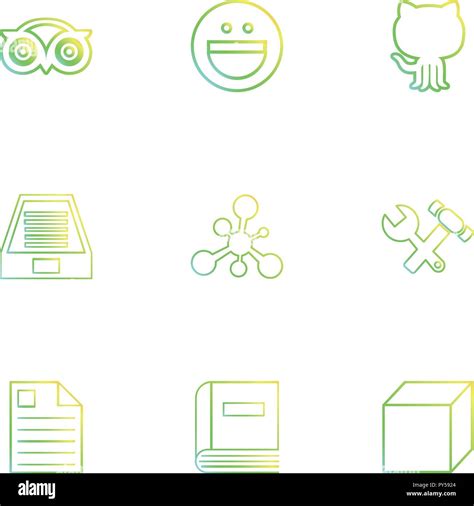 Github Icon Vector Hi Res Stock Photography And Images Alamy