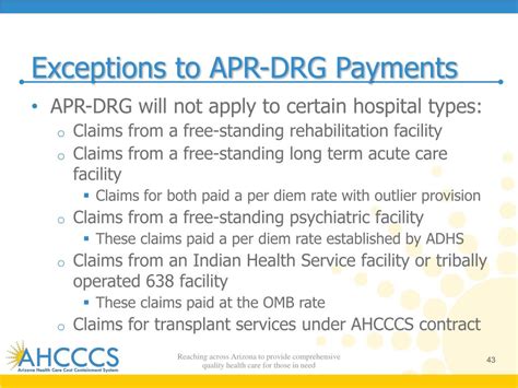 PPT AHCCCS Implementation Of APR DRG Payments PowerPoint Presentation ID