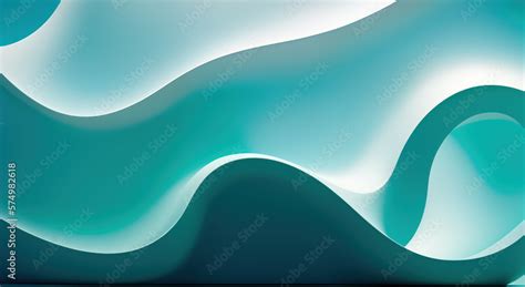 Abstract Futuristic Background Curved Lines Organic Shapes Architectural Panoramic Wallpaper