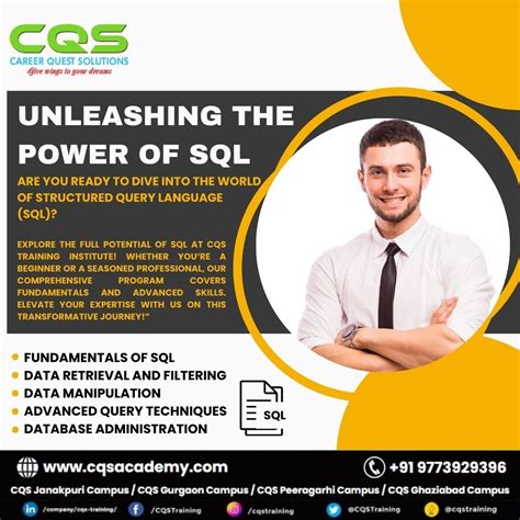 Cqs Training Pvt Ltd Gurugram On Linkedin Cqsacademy Sqlcourse Databasemanagement