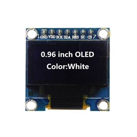 Buy Inch OLED Display Module SPI I C Pin White Online At Techtonics In