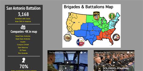 Us Army Recruiting Command Map Infogram