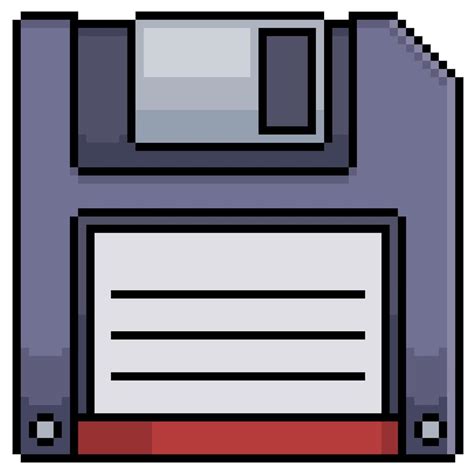 Pixel Art Floppy Disk Vector Icon For 8bit Game On White Background 9726820 Vector Art At Vecteezy