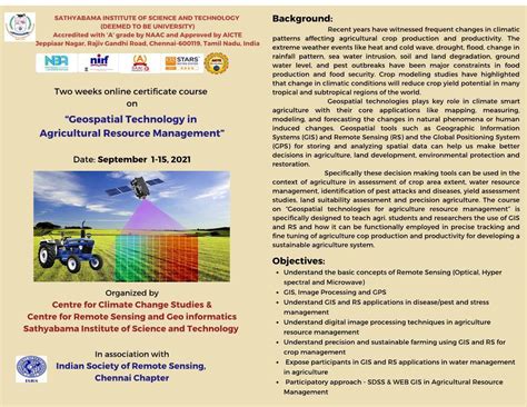 Geospatial Technology In Agricultural Resource Management Indiabioscience