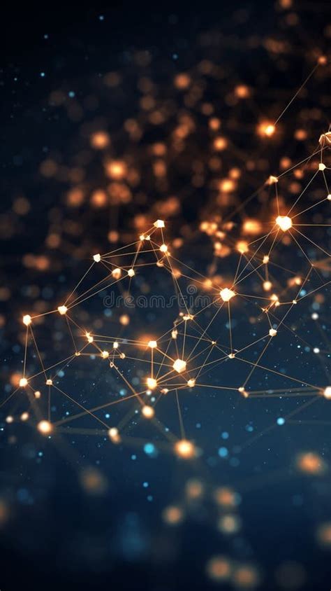 Network Of Interconnected Digital Nodes A Conceptual Image Symbolizing Global Connections