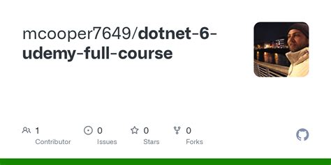 github mcooper7649 dotnet 6 udemy full course