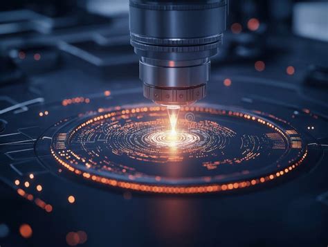 Futuristic Tech Manufacturing Process Advanced Robotic Arm Operates With Precision High Tech