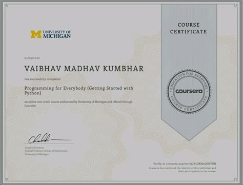 Vaibhav Kumbhar On Linkedin Python Coursera Pythonprogramming