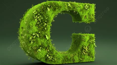 3d로 만든 편지 G 이끼 3d 알파벳 문자 G 녹색 식물 나뭇잎 배경 일러스트 및 사진 무료 다운로드 Pngtree