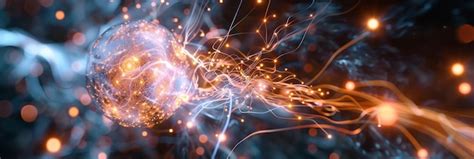 Premium Photo Quantum Entanglement Visualization Abstract Particle Concept Depicting The