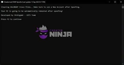 Valorant Free HWID Spoofer V1 9 Valorant Unban Method Cheater Ninja