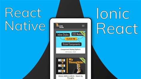 React Native Vs Ionic React