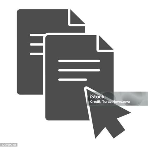 문서 솔리드 아이콘에 대한 포인터입니다 흰색으로 격리된 커서 벡터 그림이 있는 파일입니다 종이와 화살표 문말 스타일 디자인 웹